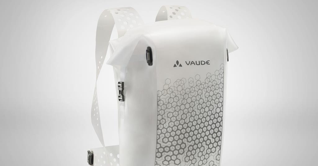 Vaude prototypes circular TPU backpack with 3D printed backpanel ...